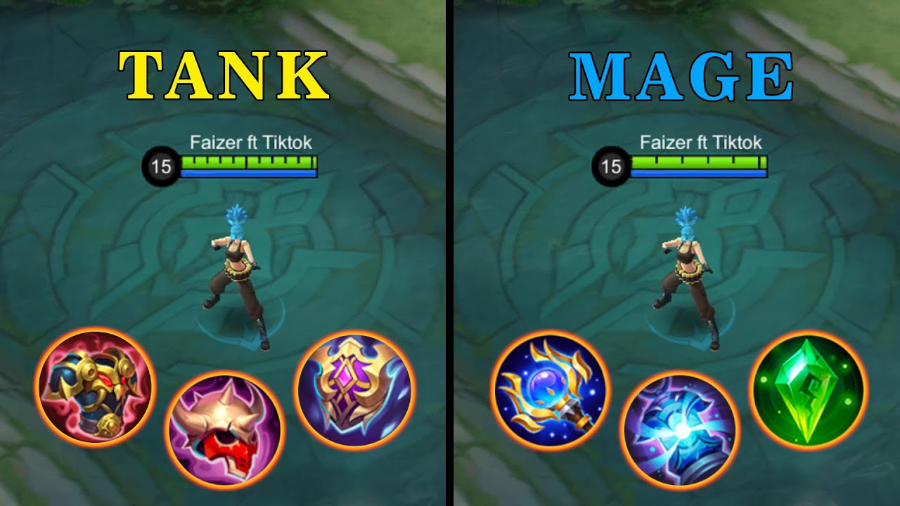 tank vs mage build karina - YouTube