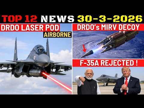 Indian Defence Updates : DRDO Laser Pod,F-35 Rejected,DRDO MIRV Decoy,Warship Export,Akula Option