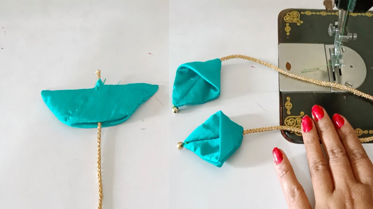 easy and simple latkan design making/flower latkan design making/dori ...