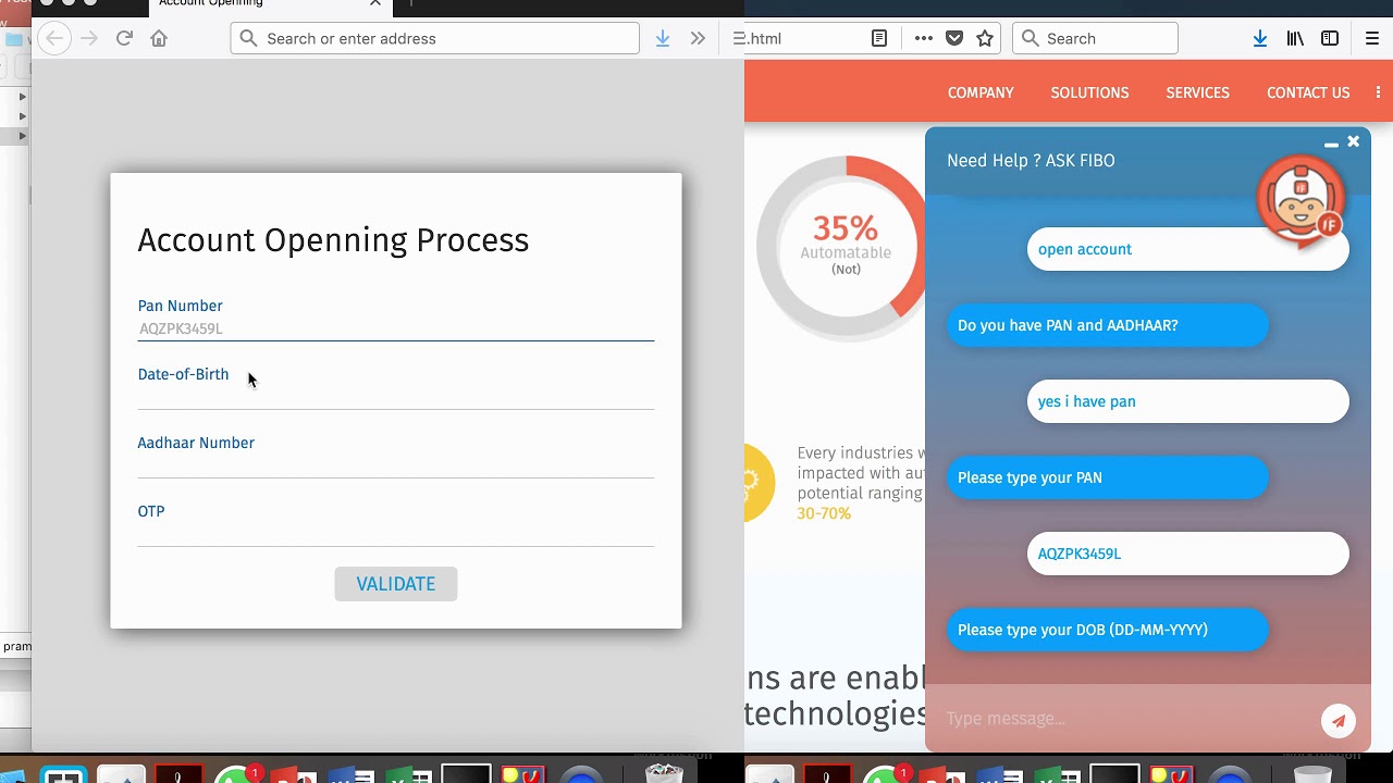 Digital Account Opening by RPA Bot & Chatbot | Featsystems - YouTube