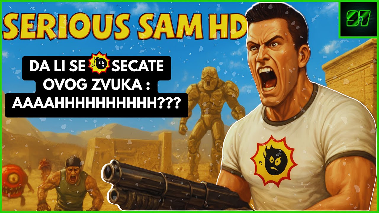 🔴 RETRO NIGHT - SERIOUS SAM HD FIRST ENCOUNTER playthrough 🔴 - YouTube