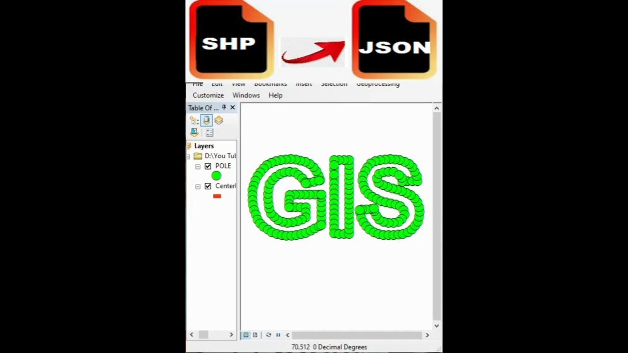 Shapefile to GeoJson #geospatialtechnology #gis #remotesensing # ...