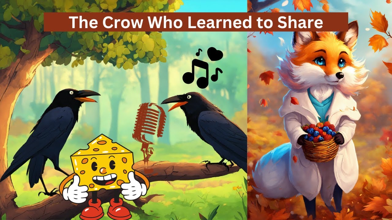 Crow Stories / Crow Moral Stories/ Birds Helping and Kind Stories ...