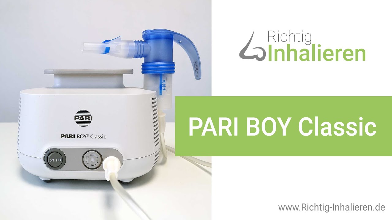 PARI BOY Classic Inhalator - Vorstellung, Anwendung & Erklärung - YouTube