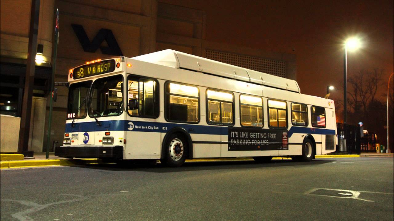 MTA New York City Transit New Flyer C40LF #839 [Sound Recording] - YouTube