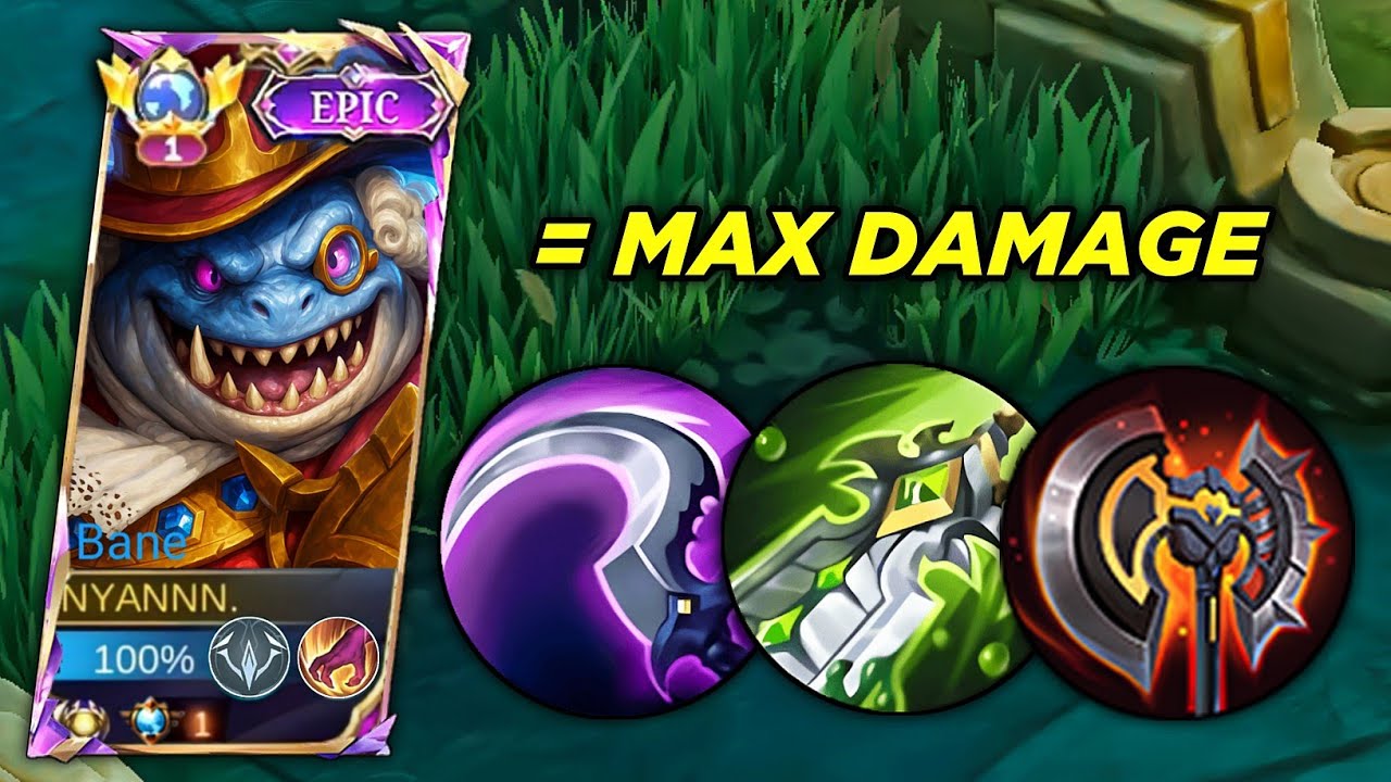BANE FULL DAMAGE 1 HIT BUILD 2025!💀 ( must try this op build ) - MLBB ...