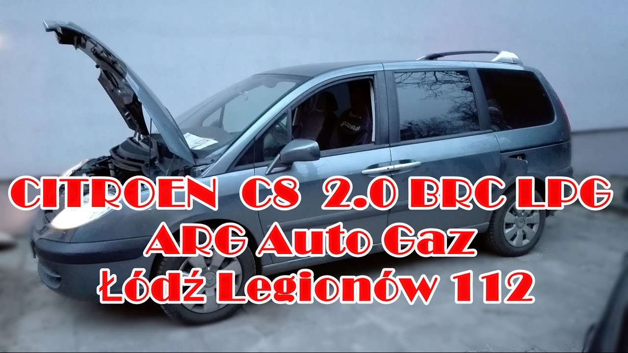 Citroen C8 2.0 LPG montaż instalacji gazowej Sequent 32 BRC PSA od ARG ...
