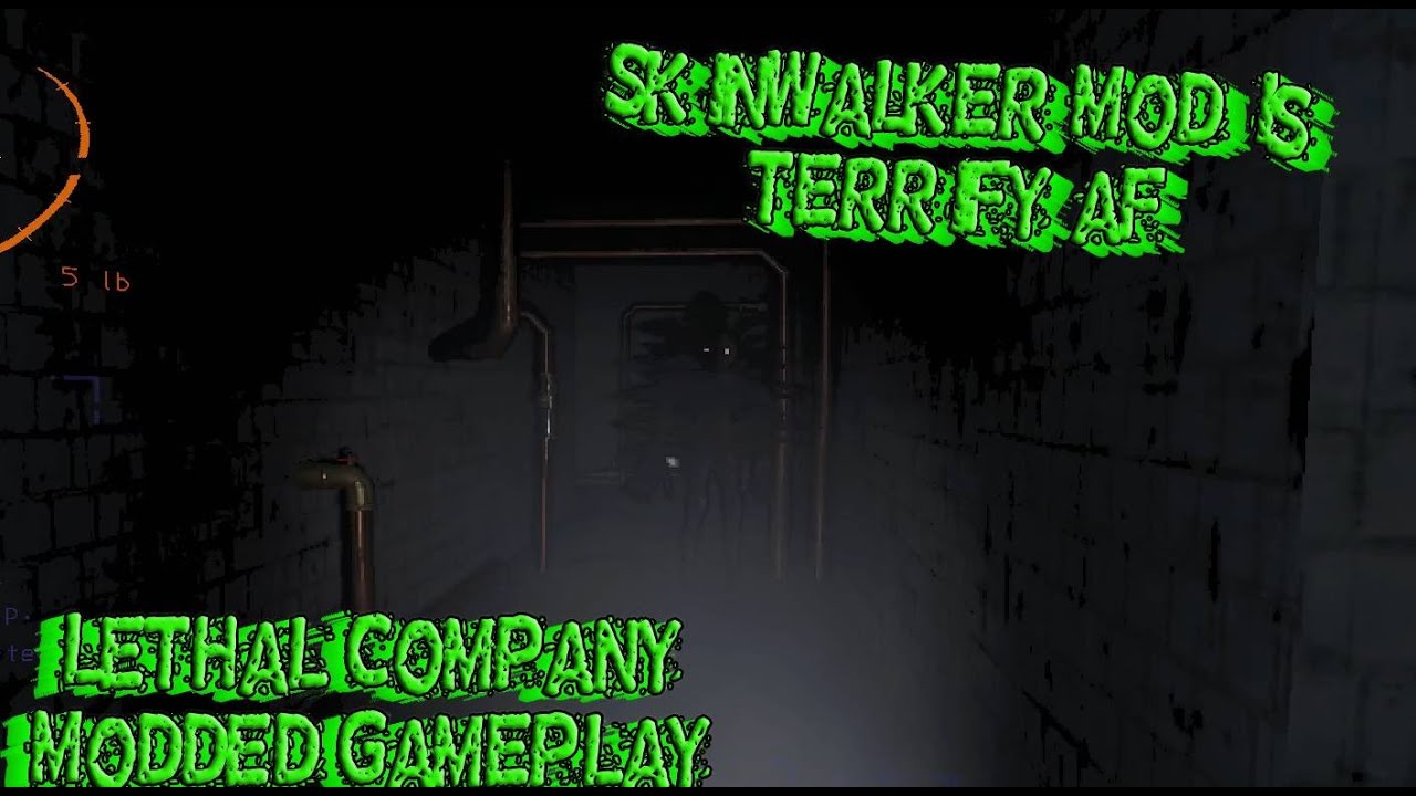 Skinwalker Mod Scary AF! Lethal Company Modded Gameplay Ft. Sacred G ...