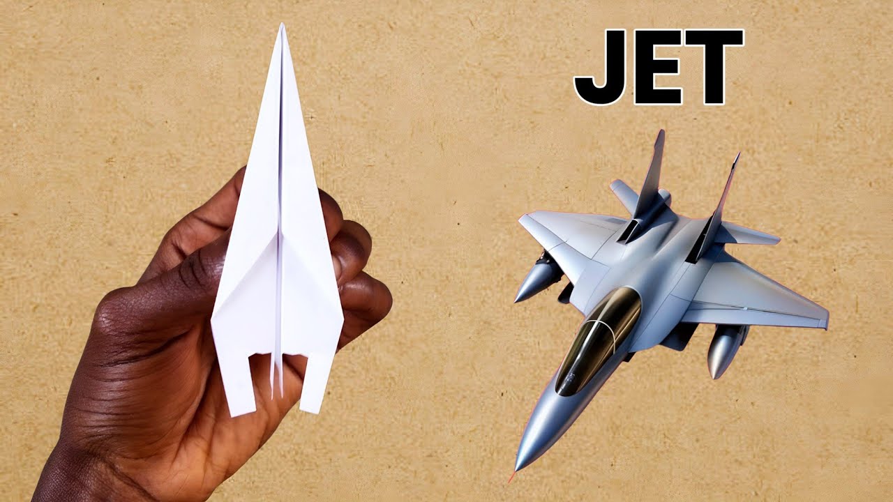 HOW TO MAKE SUPER FAST MINI PAPER PLANE - YouTube