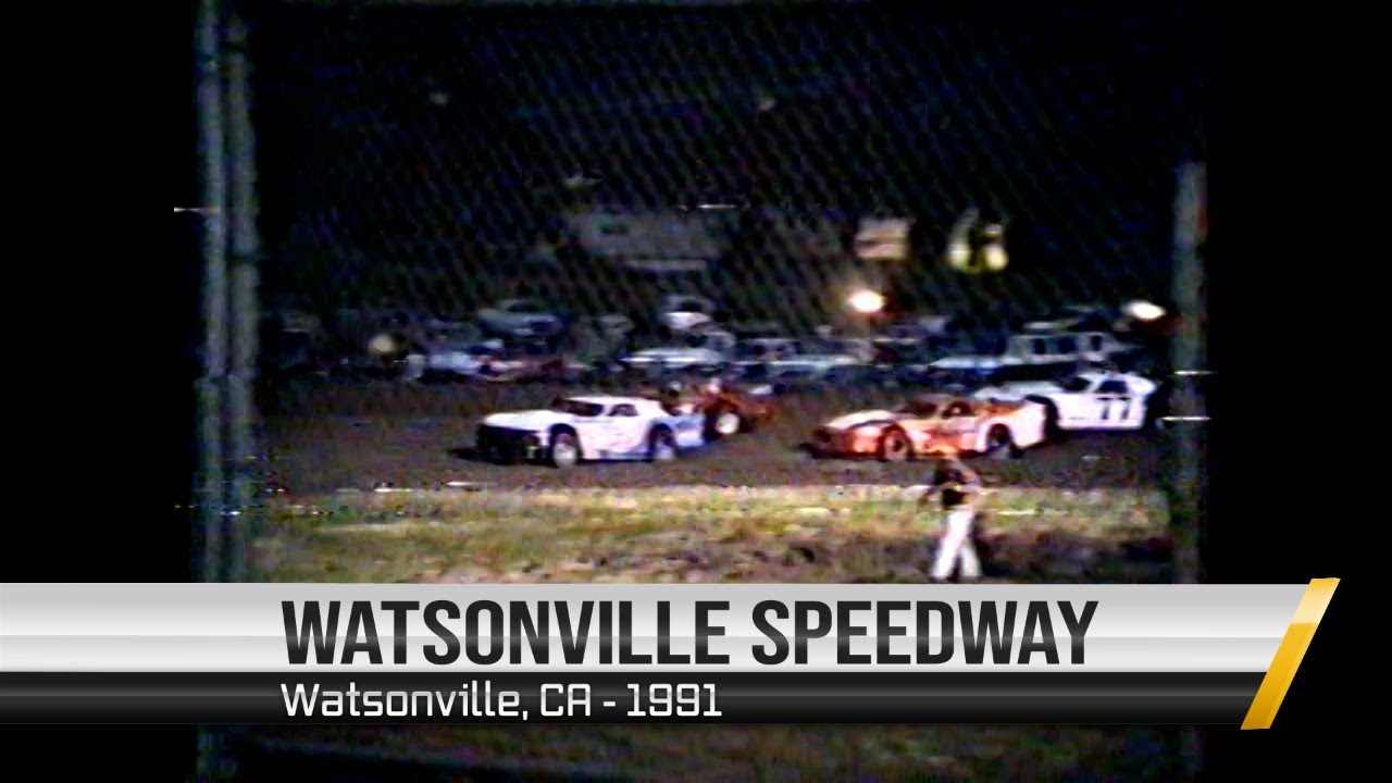 Late Models at Watsonville Speedway | 1991 - YouTube