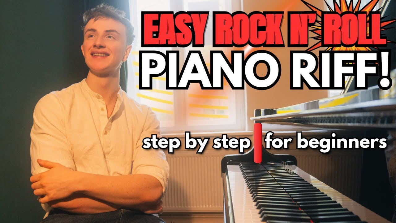How to play rock n' roll piano riff that will impress anyone... with 1 ...