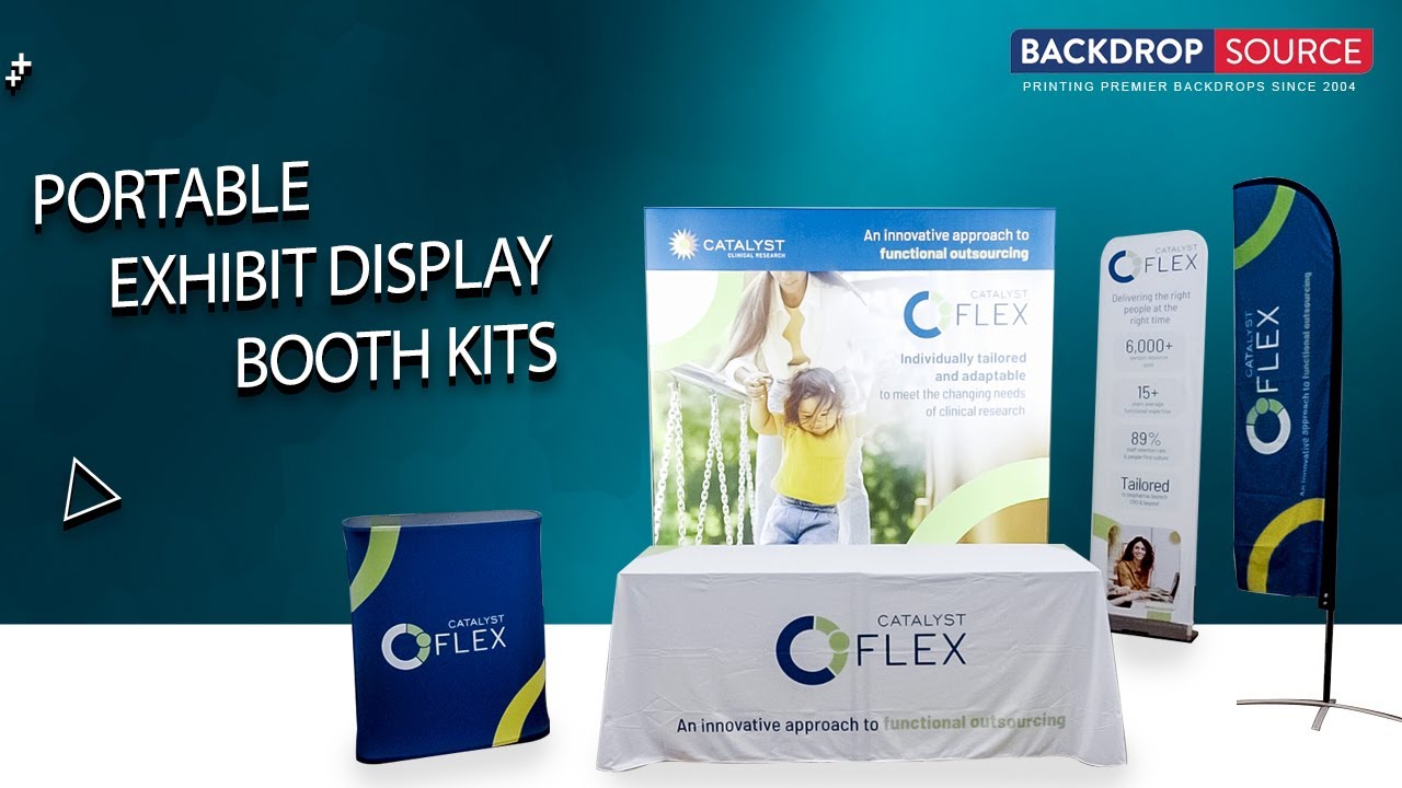 Portable Exhibit Display Booth Kits! - YouTube