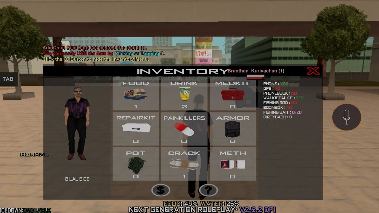 NEW INVENTORY SYSTEM | NGRP KERALA | GTA SAN ANDREAS RP #ngrp - YouTube