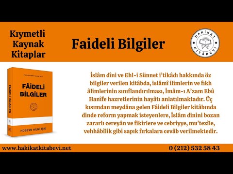 Faideli Bilgiler kitabı | Hakikat kitabevi