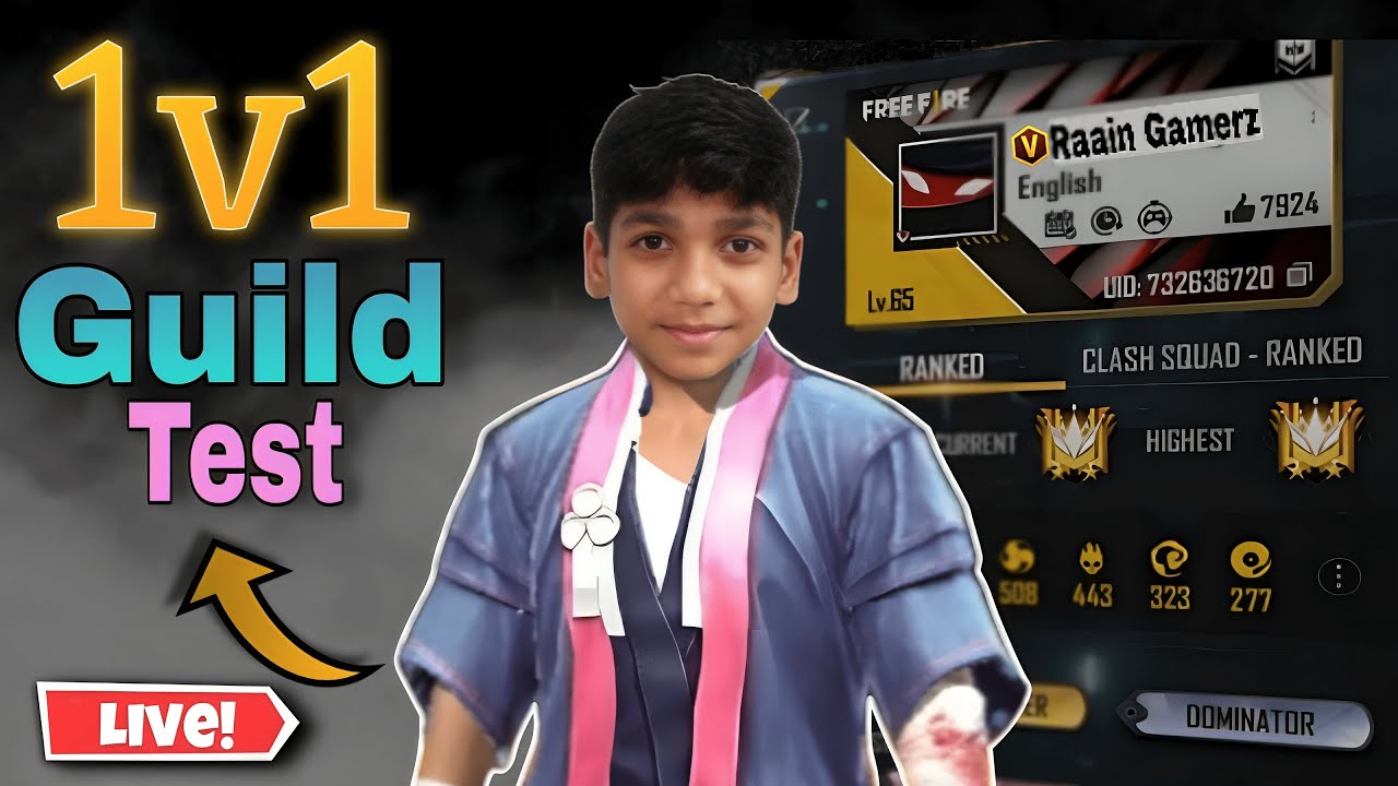 Intense 1V4 Guild Test Free Fire Live🔥 #raaingamerz #freefire #classyff ...