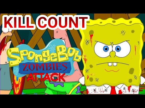 Spongebob Zombies Attack KILL COUNT - YouTube
