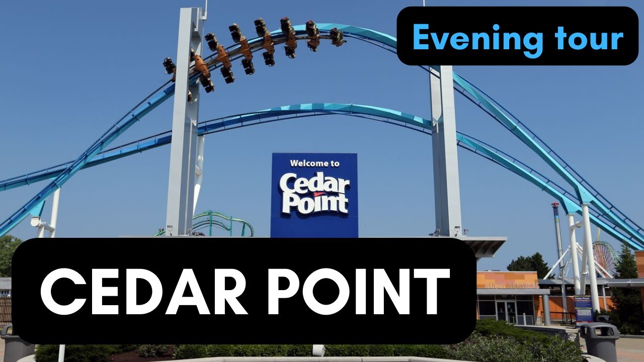 Cedar Point 4K Evening Tour | Roller Coaster Capital of the World - YouTube