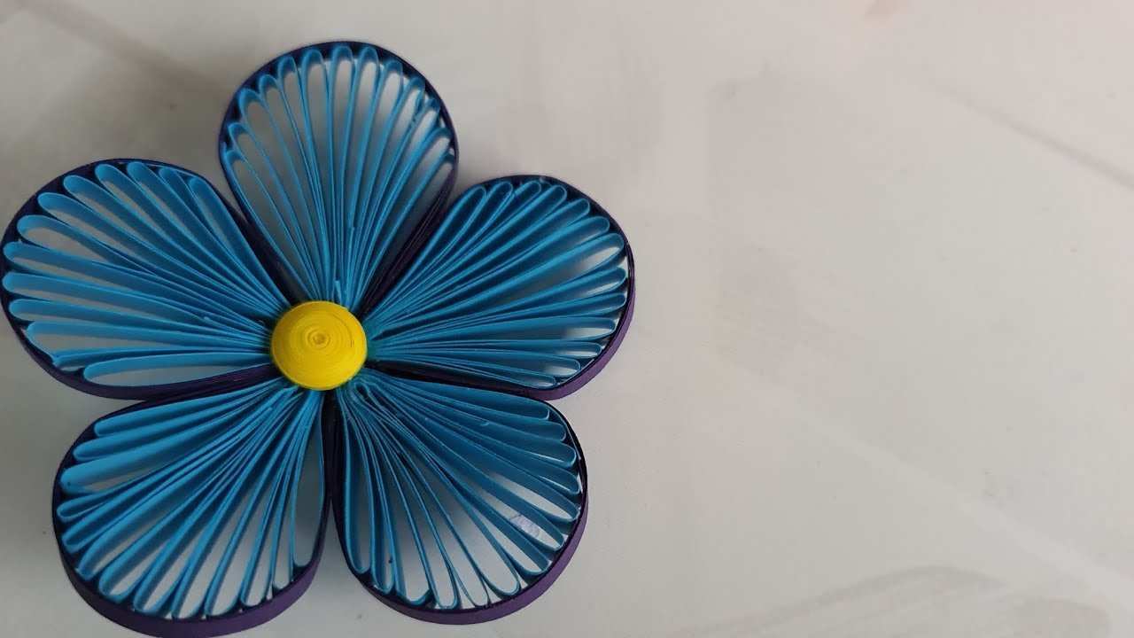 quilling paper flower, quilling flower, easy quilling flower, quilling ...