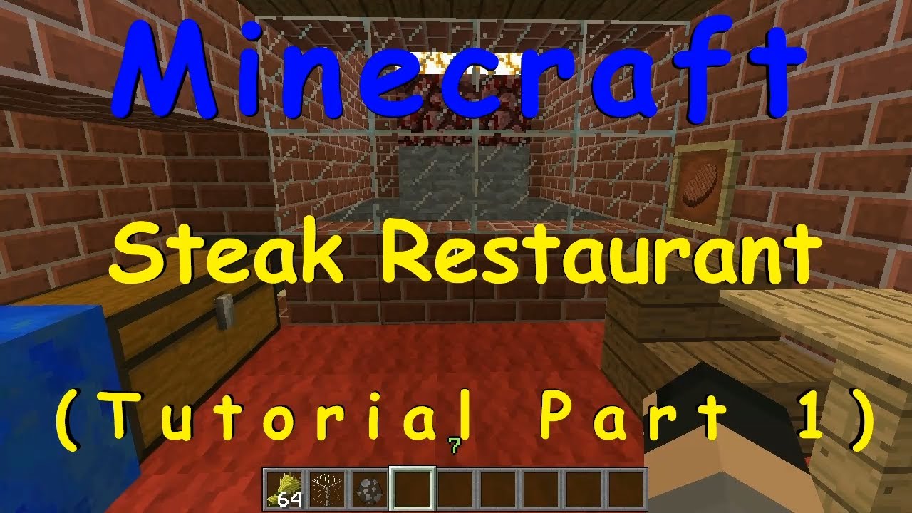 Minecraft " Cow Farm / Steak House " - Part 1 - YouTube