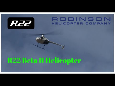 Robinson Helicopter R22 Beta II Fly Over