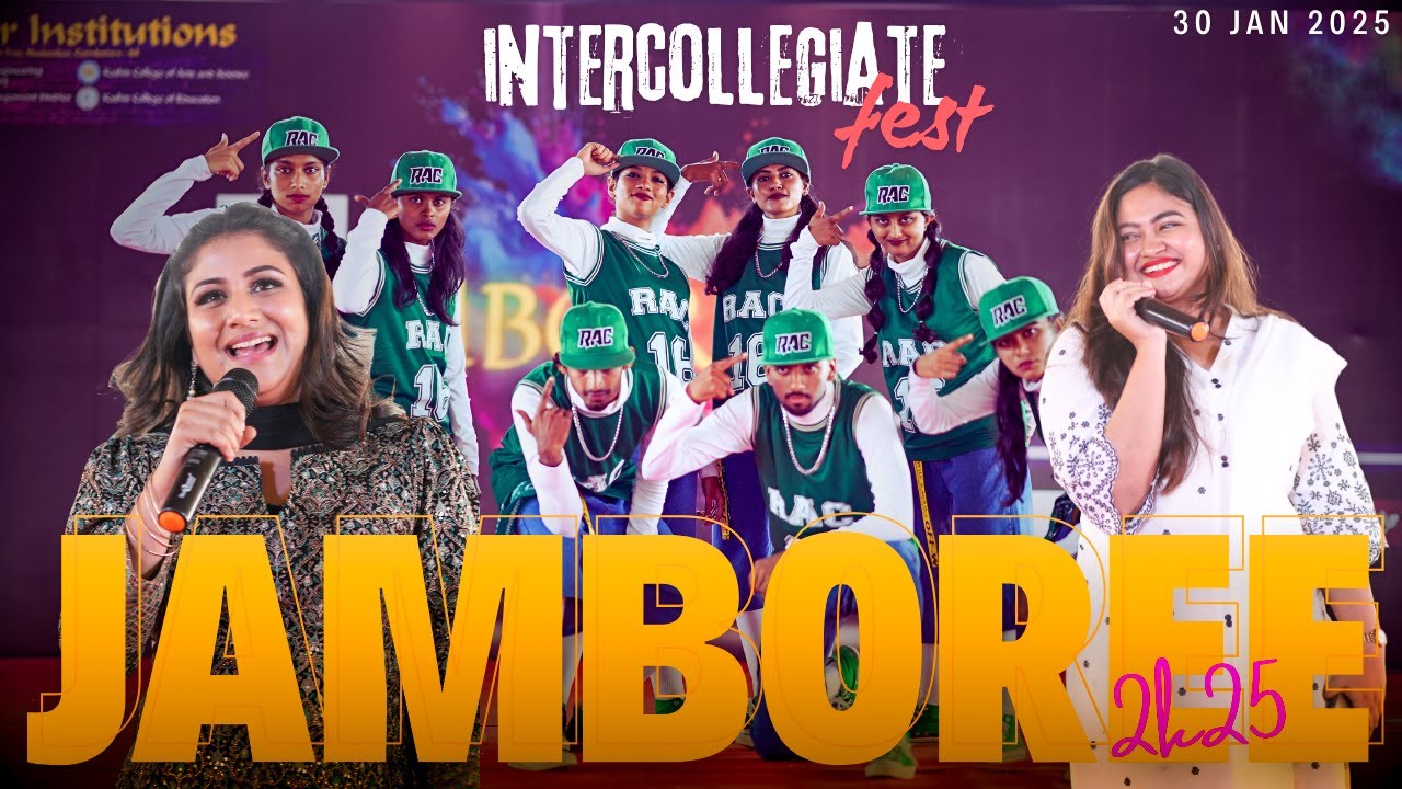Behind the scenes at kathir college " JAMBOREE 25 " intercollegiate cultural fest in coimbatore ...