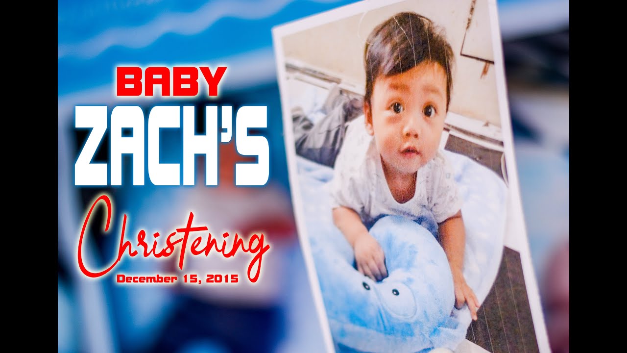 Baby Zach's Christening - YouTube