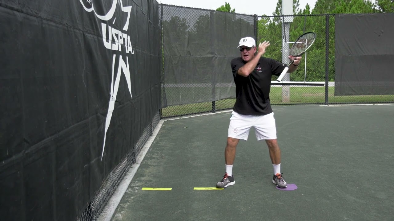 USPTA Quick Tip -- Slice Backhand Drills - YouTube