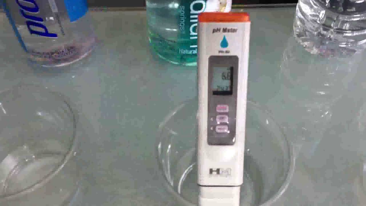 Acid Alkaline Water pH Test of 20 Popular Brands! - YouTube