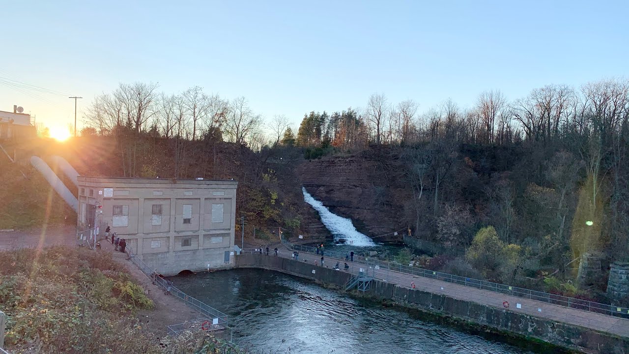 STEELHEAD and Brown Trout Today at Oak Orchard River Waterport Dam ...