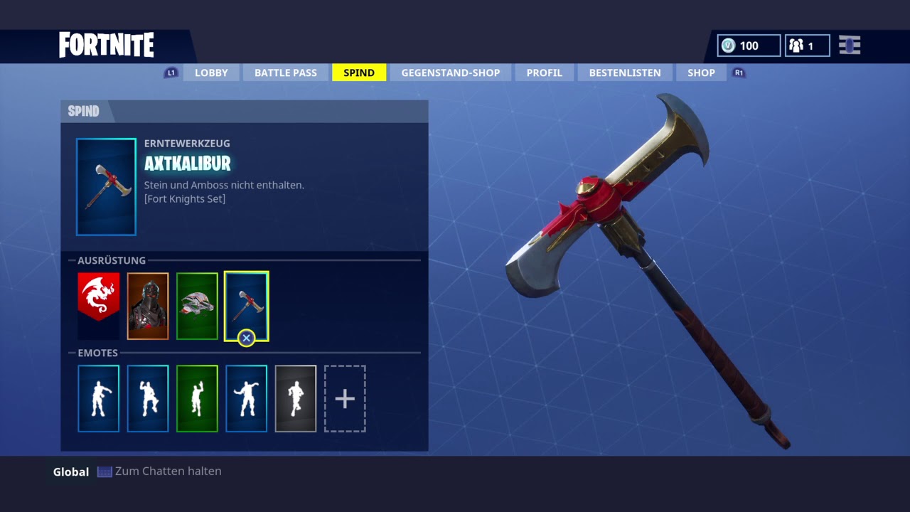Fortnite alle meine skins,spitzhacken,und emotes !!!!!!!!!!! - YouTube