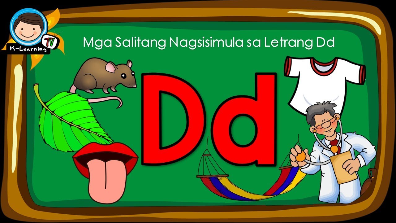 Letrang Dd / Mga Salitang Nagsisimula sa Letrang Dd - YouTube