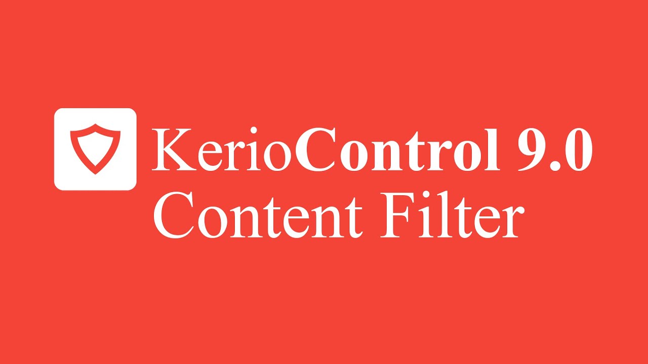 Kerio Control UTM Tutorial 11 - Content Filter - YouTube