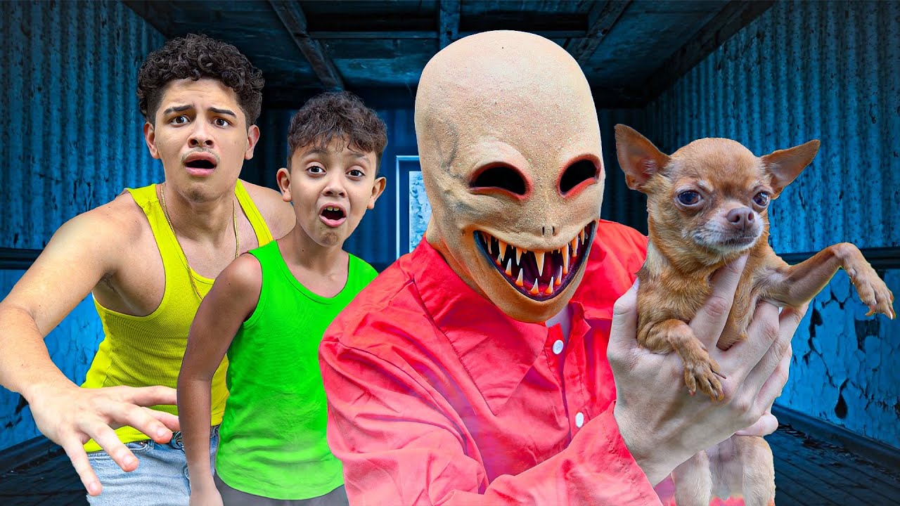 SMILE MONSTER TOOK OUR DOG... - YouTube