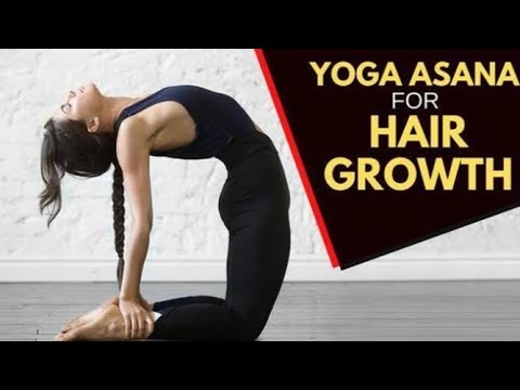 11 yoga poses for hair growth and stop hair fall #yogaposes - YouTube