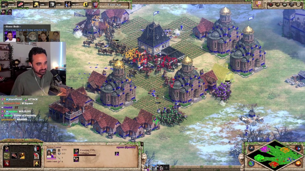 [8/29/25] Bros vs Pros AoE2 (w/ Ludwig, Atrioc, Stanz VS Hera ...