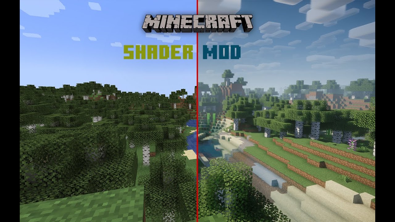 Minecraft shader pack mod - YouTube