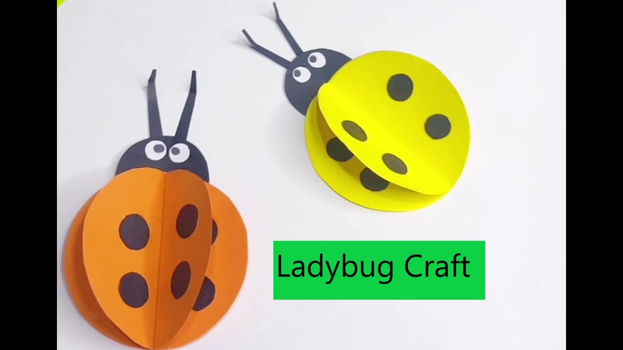 How to Make Beautiful Ladybug for Kids - Paper Crafts for Kids - DIY ...