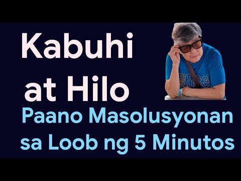 Kabuhi at Hilo Paano Masulosyonan sa Loob ng 5 Minutos. #acidreflux # ...