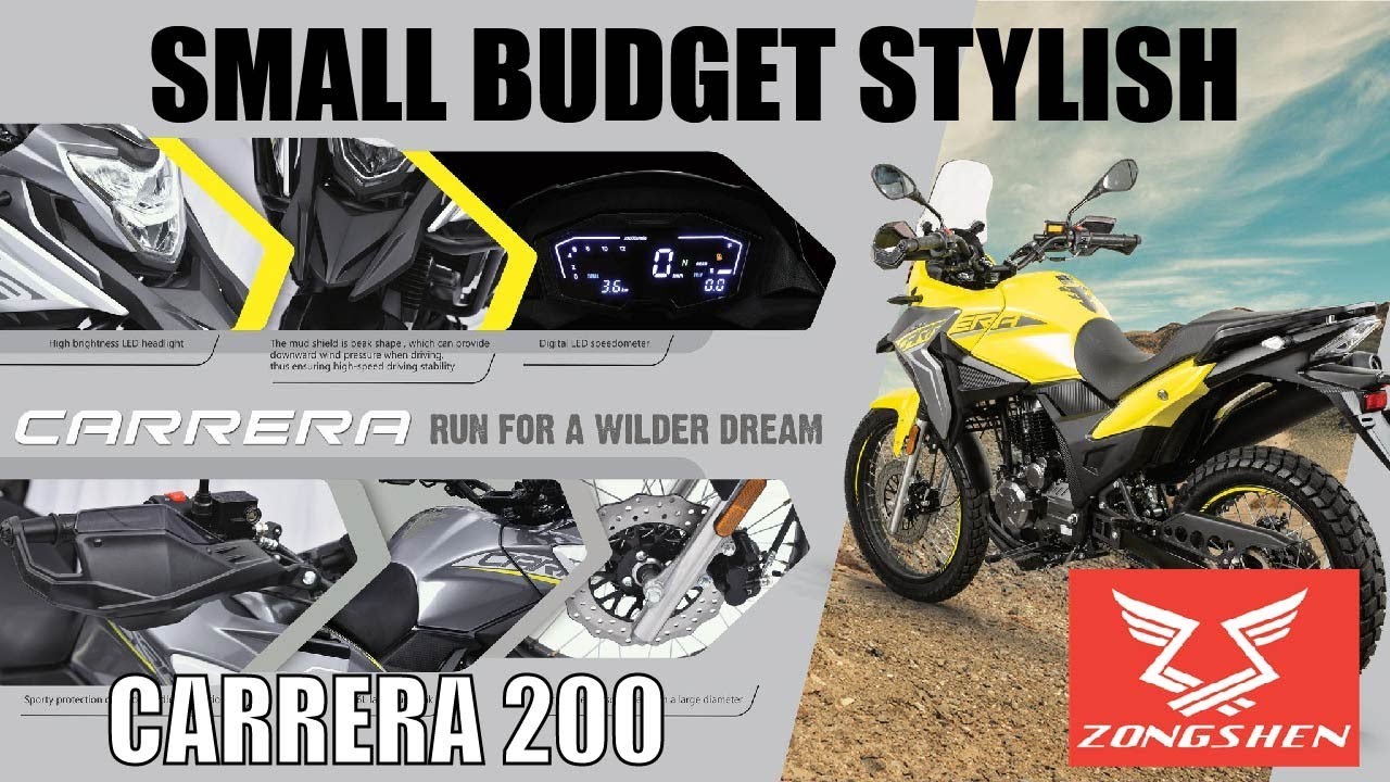 Moto Preview: Zongshen Carrera 200 - YouTube