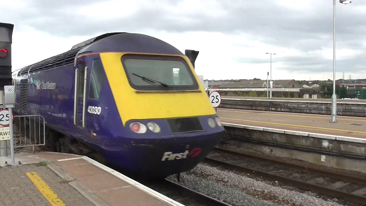 GWR HST no's: 43018-43030 @ Bristiol TM {1A27} 15/08/2018. - YouTube
