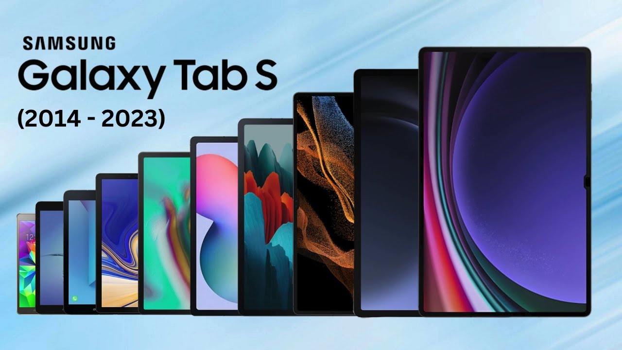 Evolution of Galaxy Tab S (2014-2023) - YouTube