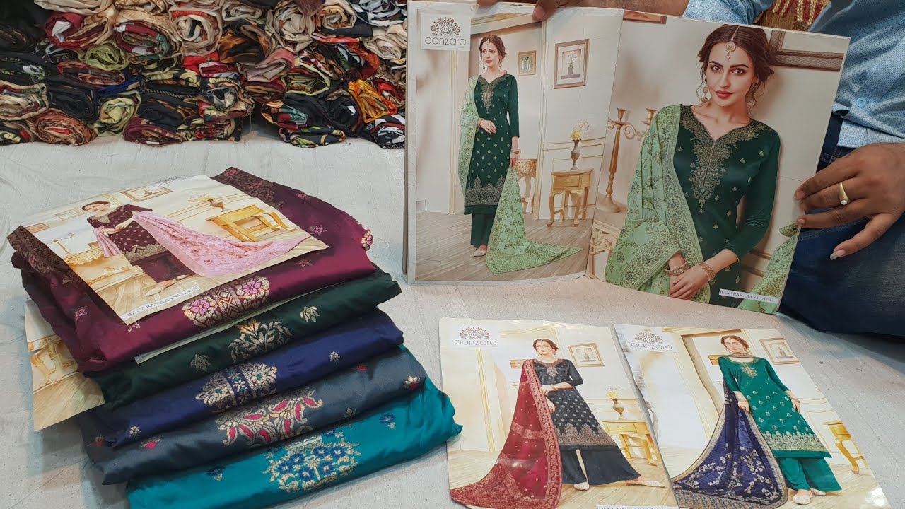 New katan 3 pis collection. latest design anjara branded three pis ...