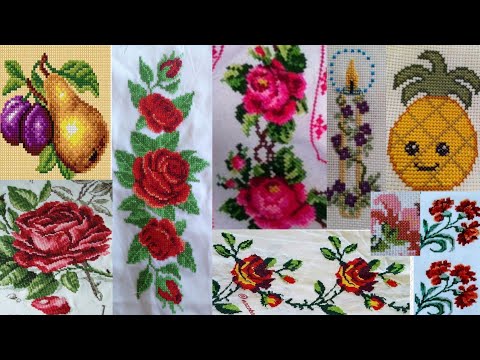 Attractive cross stitch embroidery design ideas and pattern designs