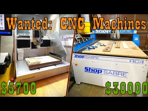 Overview by Owner: $5,700 Makera Carvera and $30,000 ShopSabre RC4 CNC ...