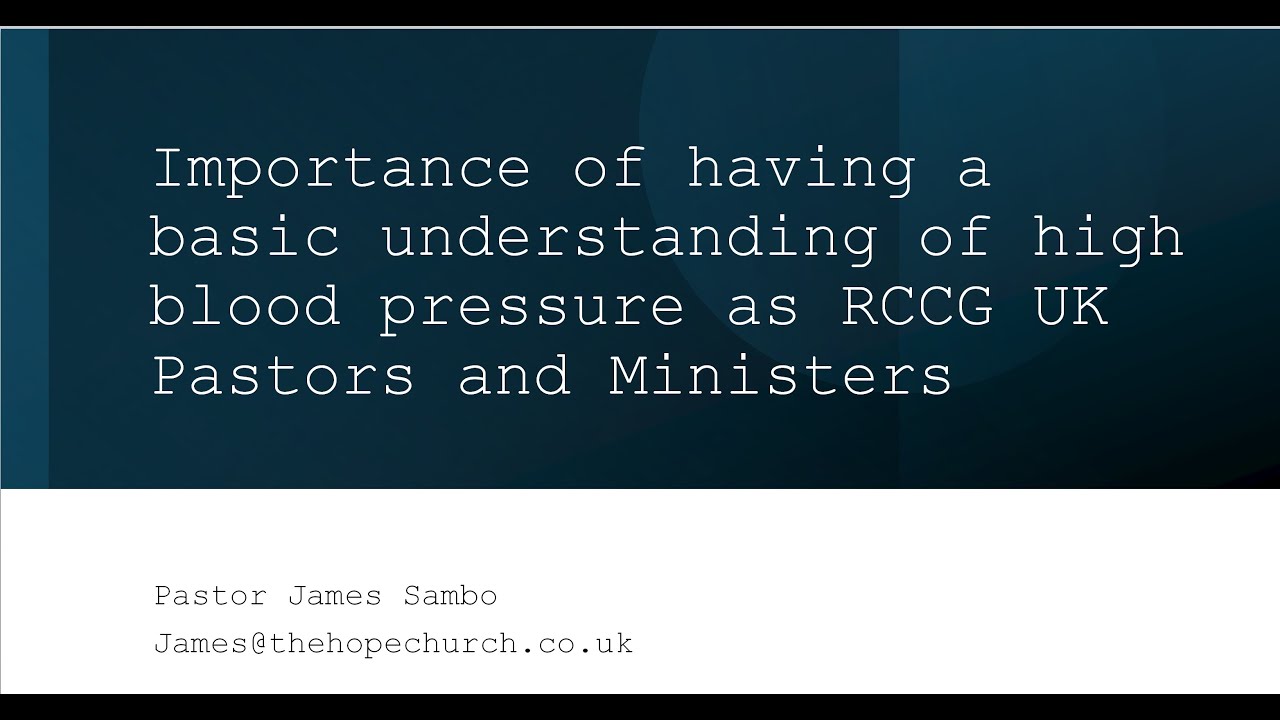 COFFEE MORNING SERVICE: IMPORTANCE OF UNDERSTANDING HIGH BLOOD ...