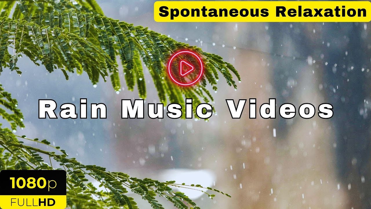 Relaxing Music & Rain Sounds - Beautiful Thunder Rain Music With Rain ...