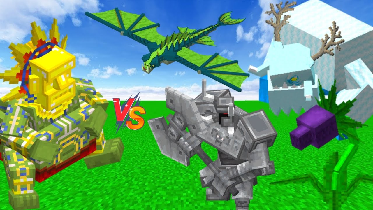 BARAKO, THE SUN CHIEF VS MOWZIE'S MOBS IN MINECRAFT - YouTube