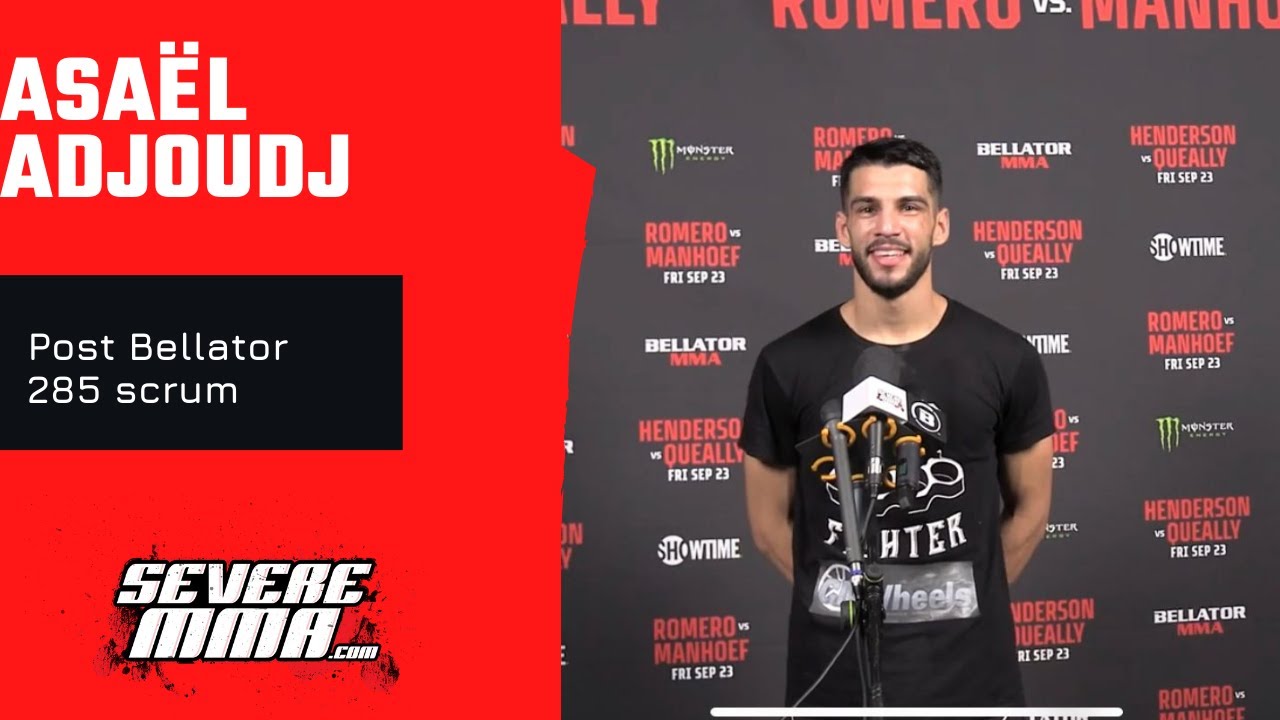 Asael Adjoudj Bellator 285 Post-Fight Scrum - YouTube