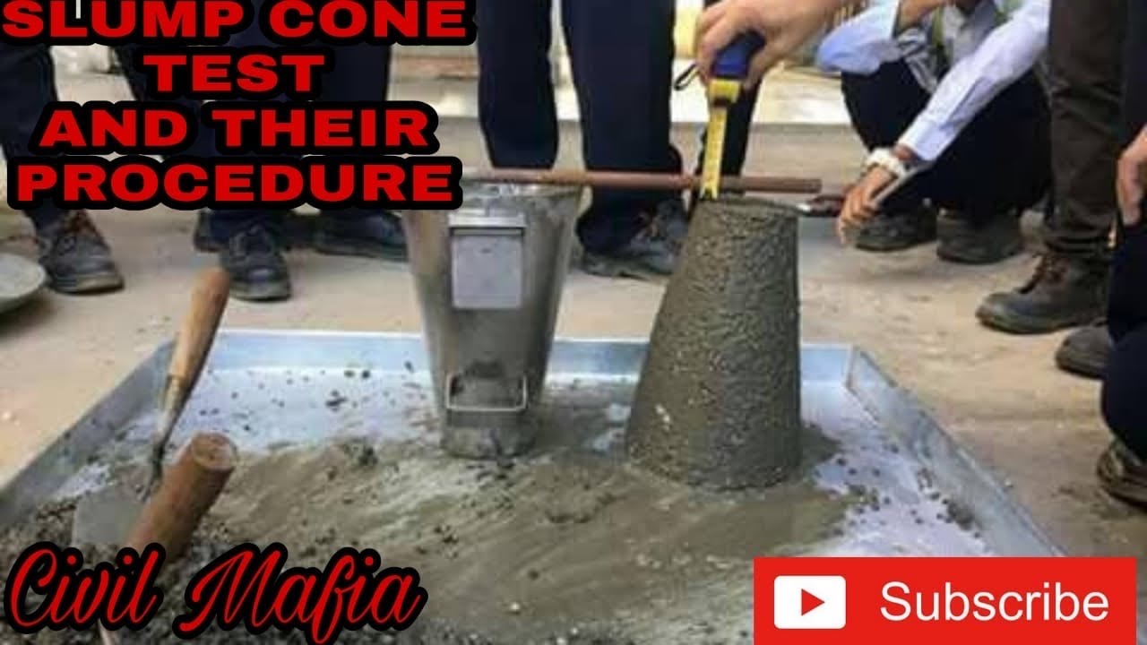 SLUMP CONE TEST I SLUMP TEST PROCEDURE I TYPES OF SLUMP I VALUE OF ...