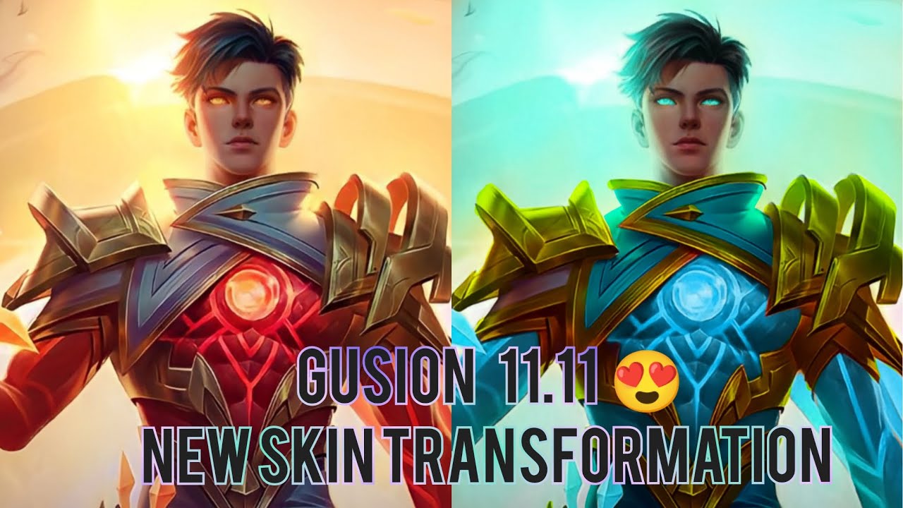 Gusion new skin 11.11 | Skin color Transformation | Mobile legends Edit ...